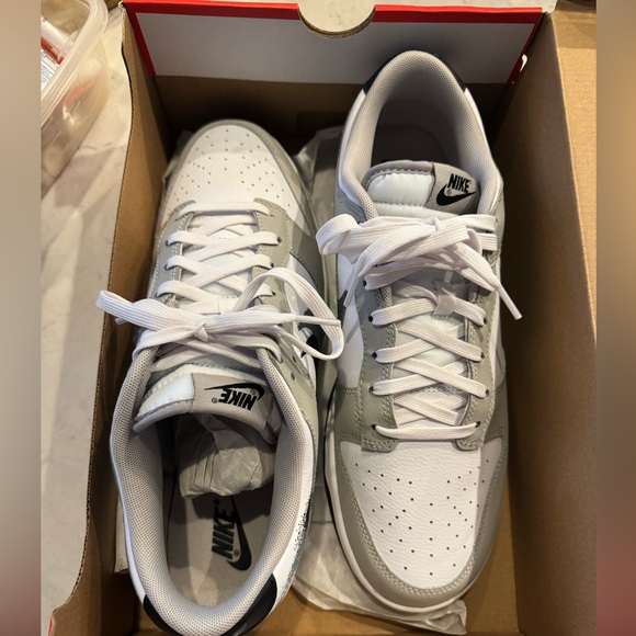 Nike | Shoes | Nike Dunk Low Spray Paint Swoosh | Poshmark